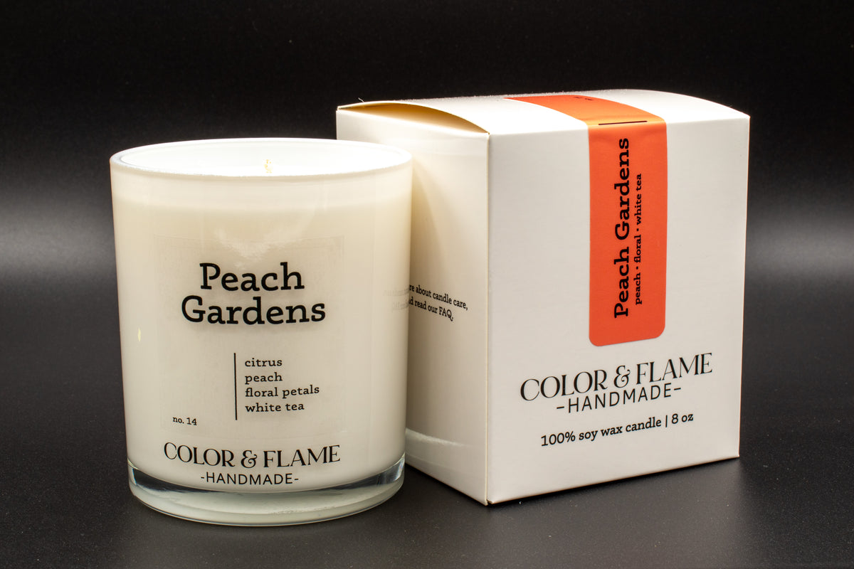 Peach Gardens | No 14 | Fruity & Sweet | 8 oz – Color and Flame